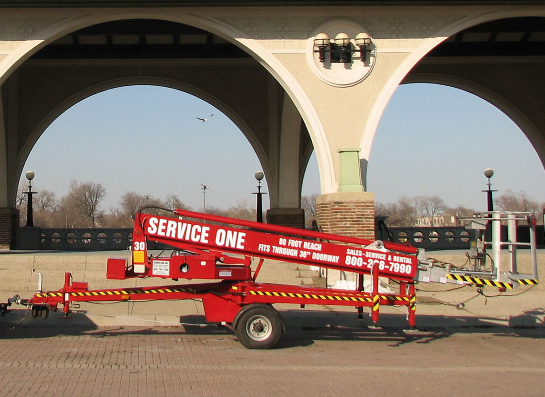 Atrium Lifts – Denka Lift Compact Booms | Denka Lift